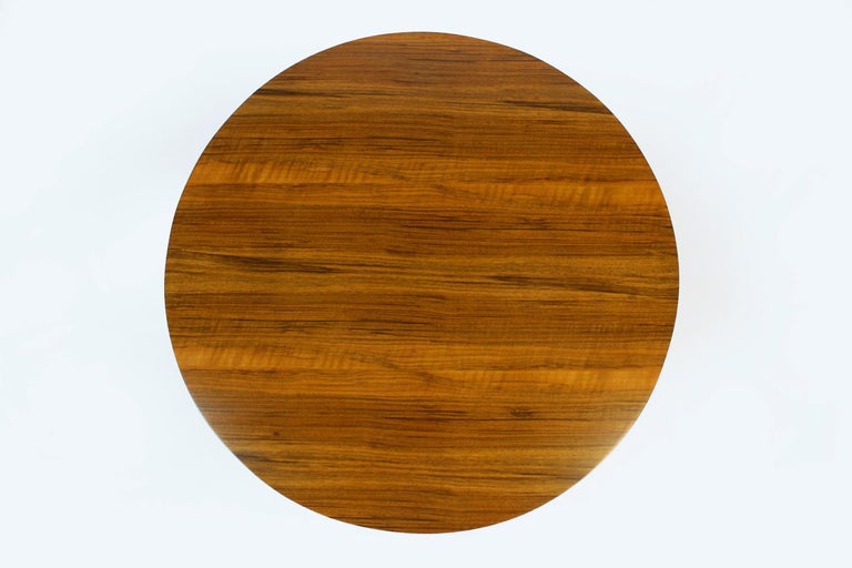 Restored Bauhaus Tubular Steel Set, Round Table and Four Chairs by Mart ...