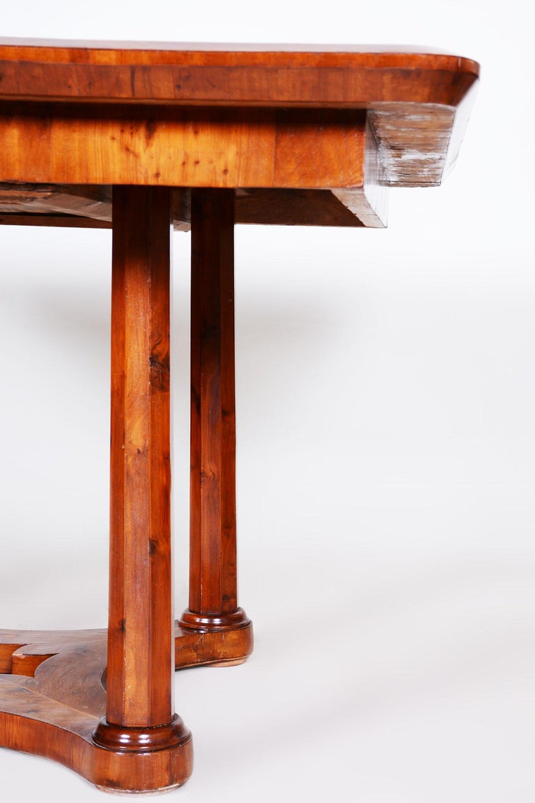 Restored Biedermeier Dining Table, Yew-Tree, Austria, 1830s For Sale at ...