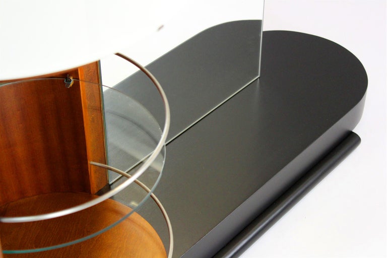 Restored Dressing Table with Mirror by Jindrich Halabala for Up Zavody ...