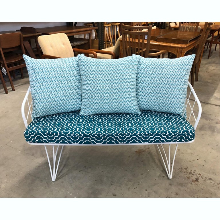 Restored Homecrest Mid-Century Modern Outdoor Patio Loveseat Sofa at ...