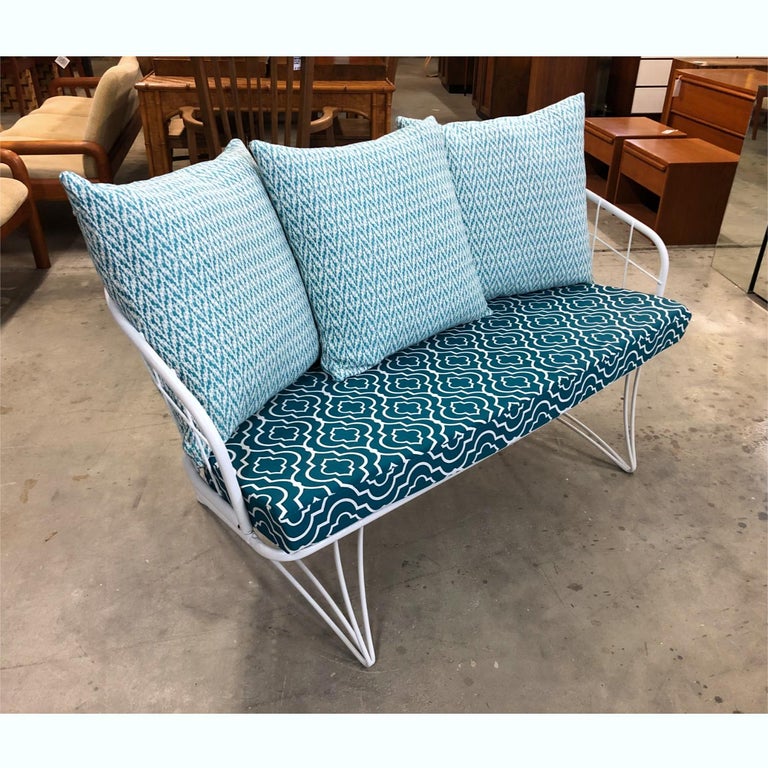 Restored Homecrest Mid-Century Modern Outdoor Patio Loveseat Sofa at ...