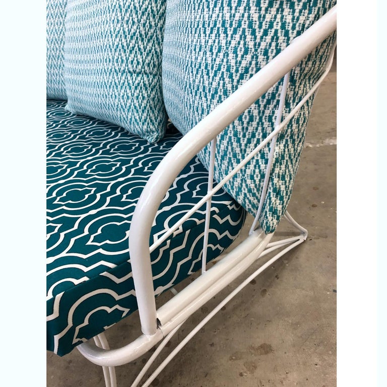 Restored Homecrest Mid-Century Modern Outdoor Patio Loveseat Sofa at ...