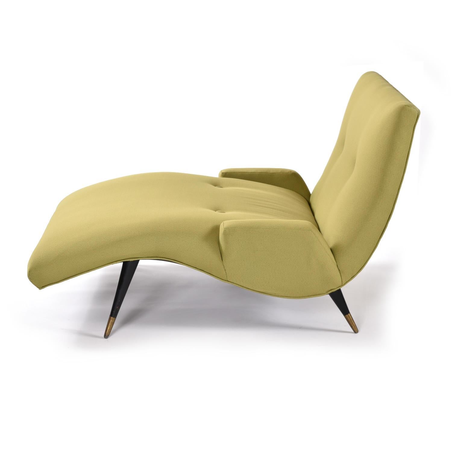 Restored Mid-Century Modern Adrian Pearsall Style Wave Chaise Lounge ...