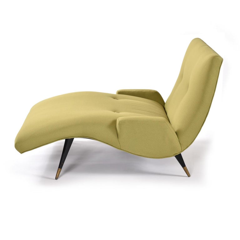 Restored Mid-Century Modern Adrian Pearsall Style Wave Chaise Lounge ...