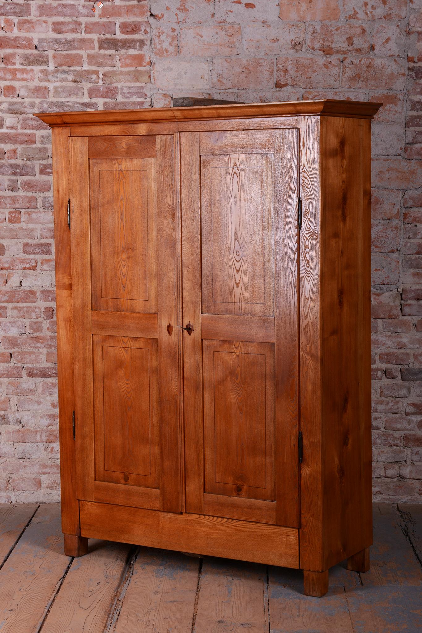 Restored Neoclassical Wardrobe, Ash, Revived Polish, Czech, 1820s For ...