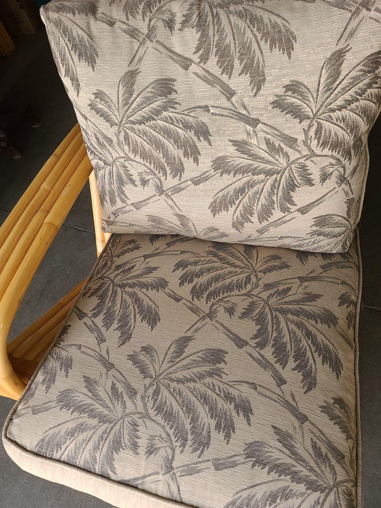 Restored Paul Frankl Four Strand Rattan Three-Seat Corner Sectional ...