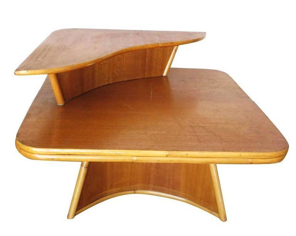 Restored Rattan Living Room Table Set by Herbert and Shirley Ritts For ...