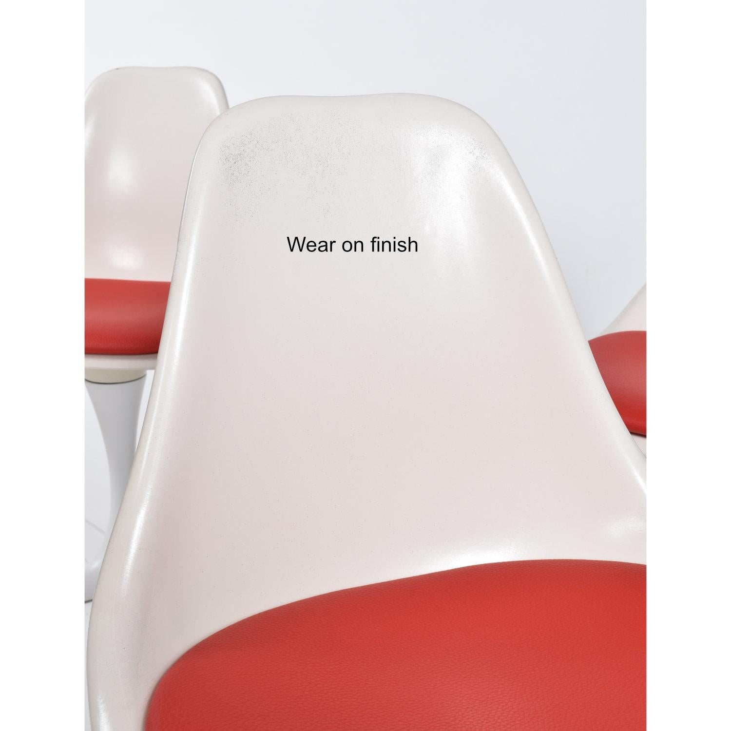 Restored Saarinen Base Oak Top Lego Gaming Table Set With 4 Burke Tulip ...