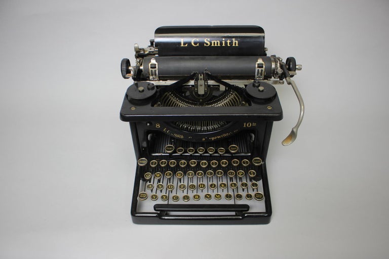 Restored Typewriter/ LC Smith 8-10, USA, 1915s For Sale at 1stDibs