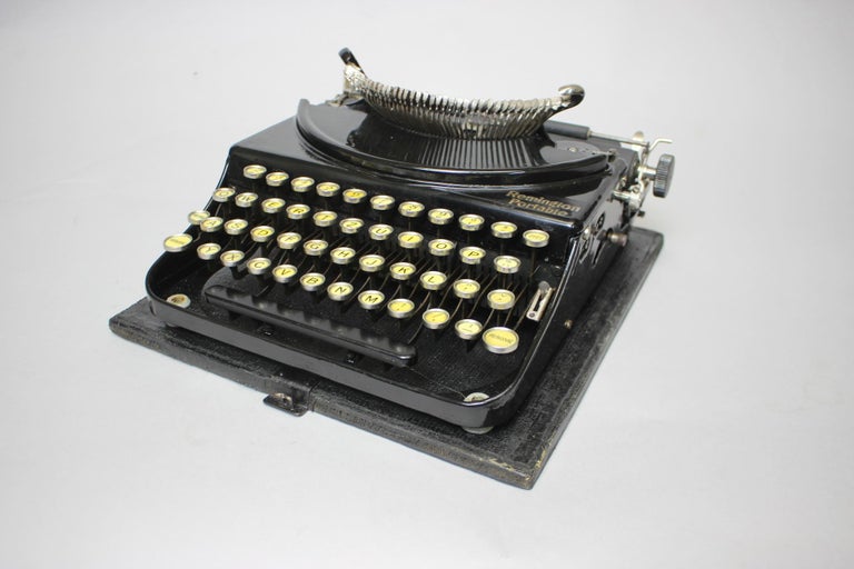 Restored Typewriter/ Remington Portable, USA, 1910s For Sale at 1stDibs