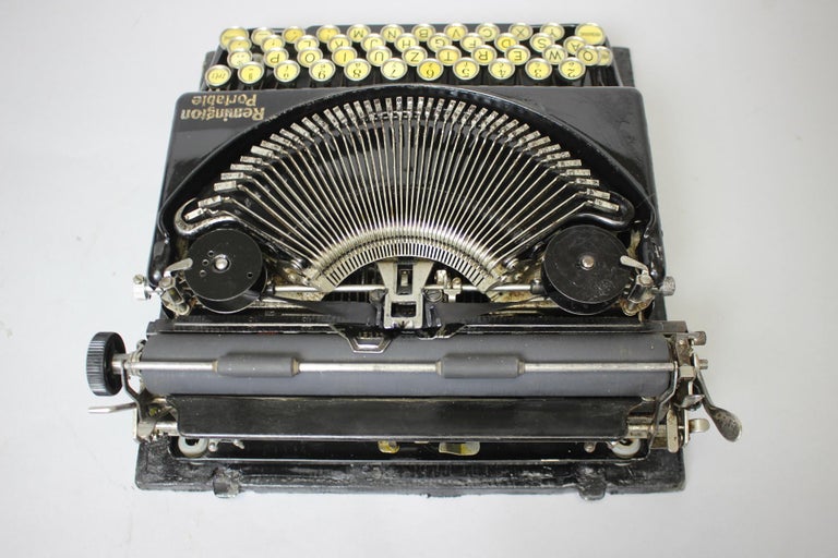 Restored Typewriter/ Remington Portable, USA, 1910s For Sale at 1stDibs