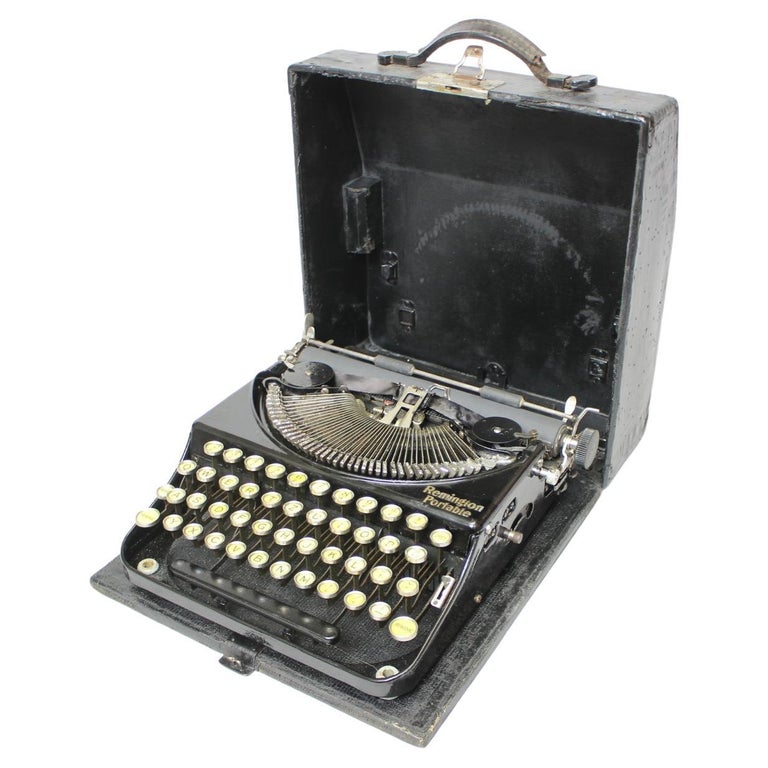 Restored Typewriter/ Remington Portable, USA, 1910s For Sale at 1stDibs