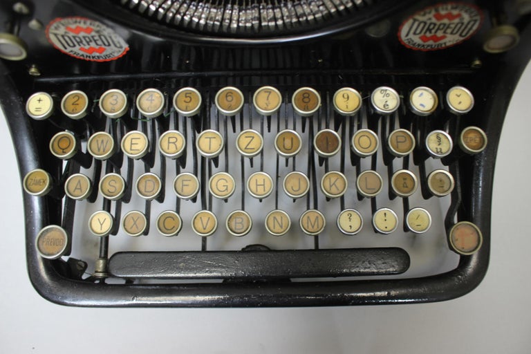 Restored Typewriter/ Torpedo, Germany, 1905 For Sale at 1stDibs
