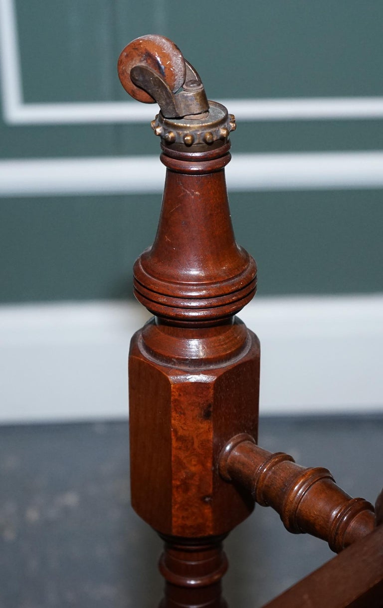 Restored Victorian Carved Walnut Whatnot Console Table For Sale at 1stDibs