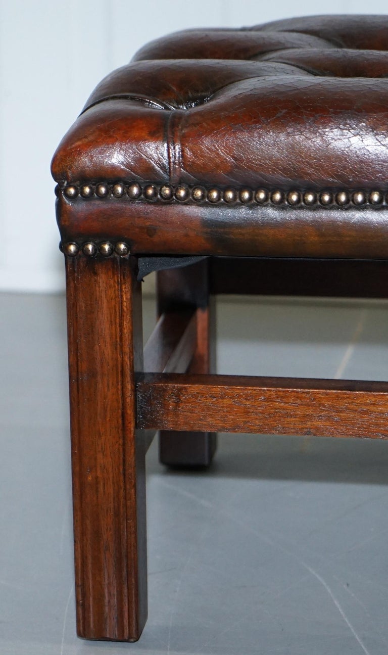 Restored Vintage Handmade in England Chesterfield Wingback Armchair and ...