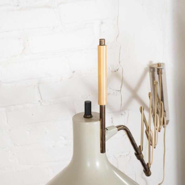 Retractable Sconce / Task Light by Lightolier For Sale at 1stDibs