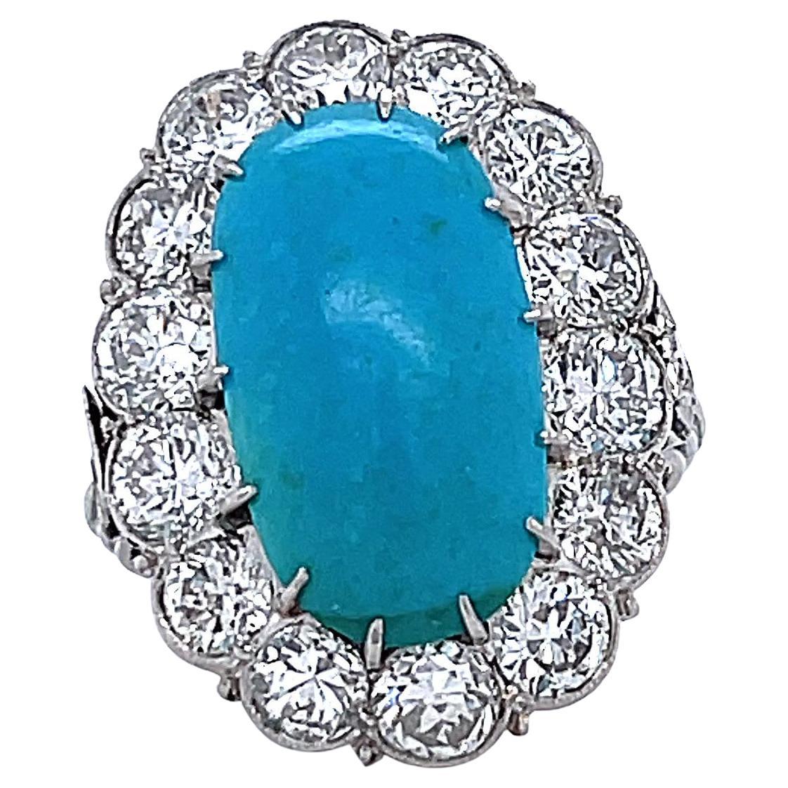 Vintage 1950 Ruser Mississippi River Pearl Diamond Gold Platinum ...