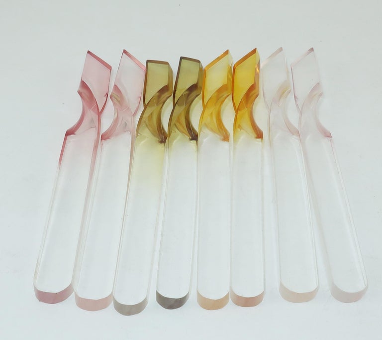 Retro Acrylic Cocktail Stirrers, 1950’s at 1stDibs