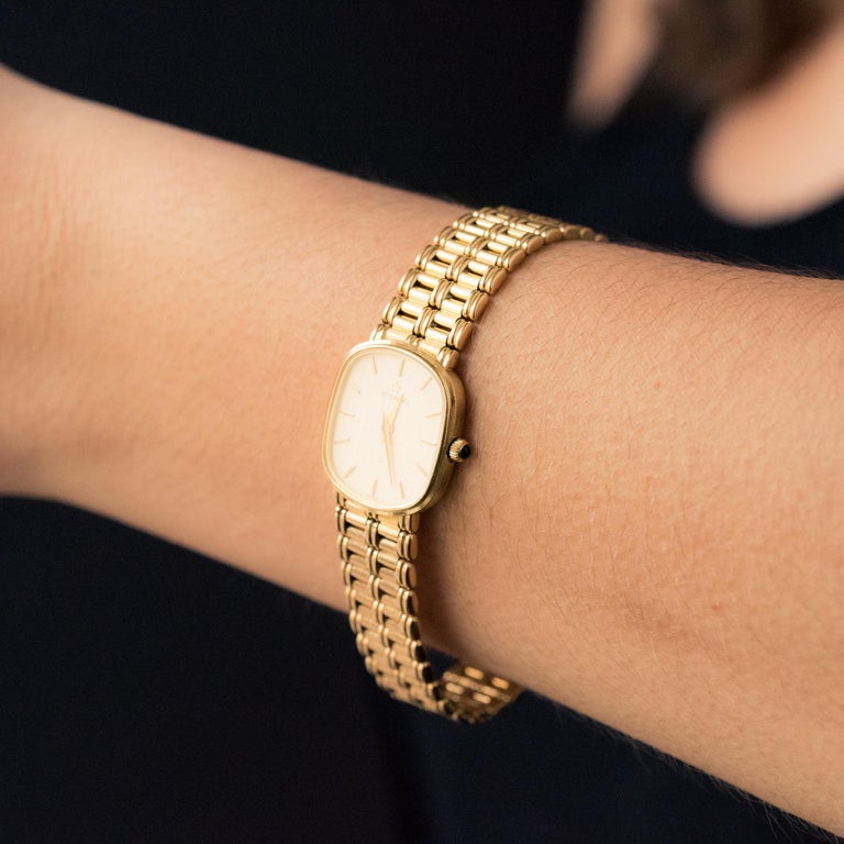 Retro All in 18 Karat Yellow Gold Eterna Women's Watch at 1stDibs