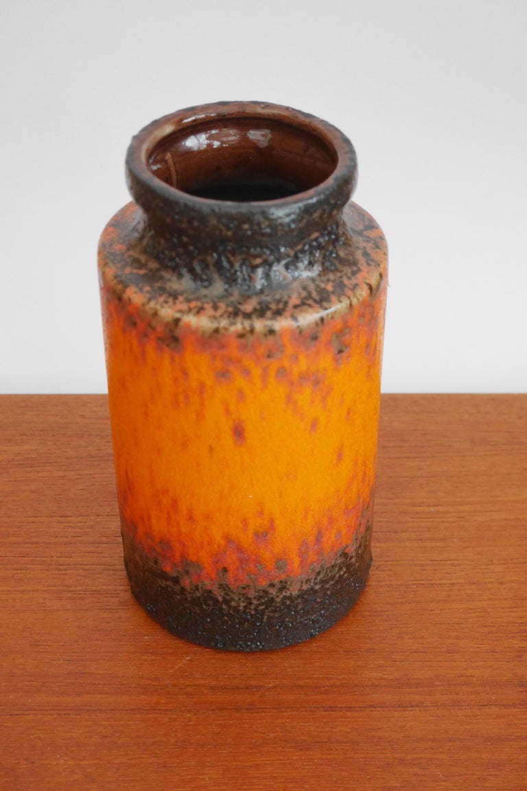 Retro Ceramic Vase by Scheurich, West Germany, 1970s For Sale at 1stDibs
