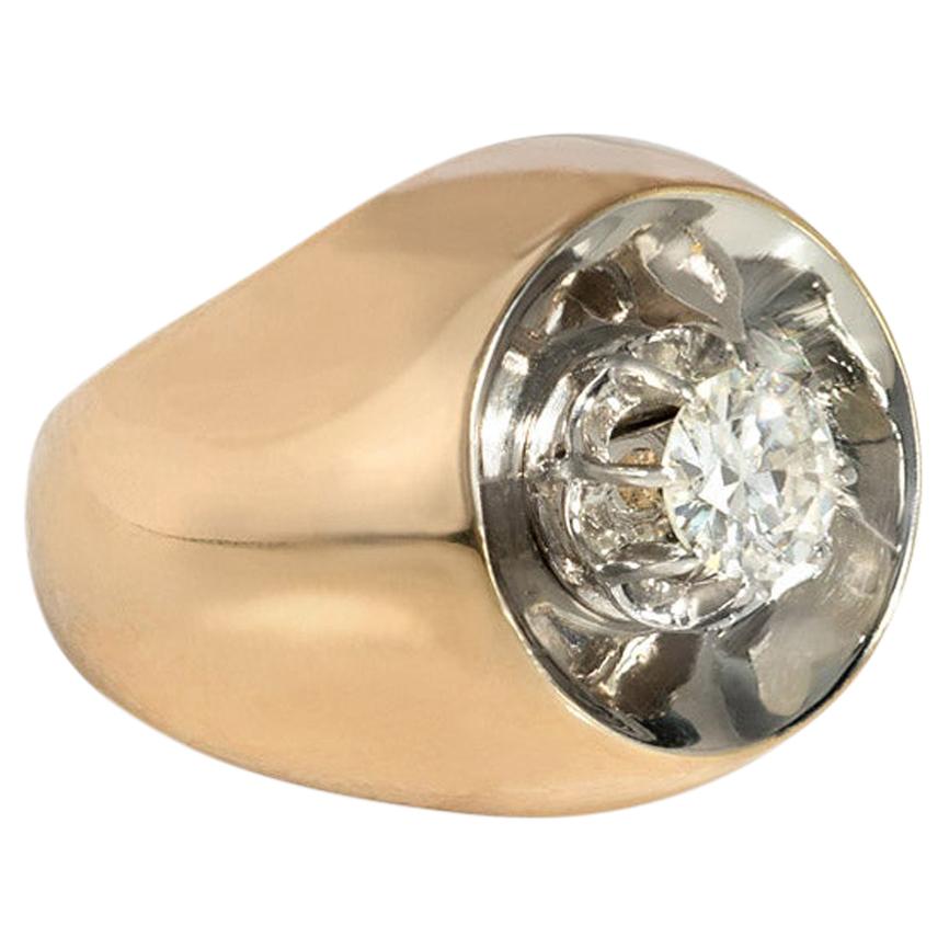 A Gold and Diamond "Spinner" Ring at 1stDibs | diamond spinner rings