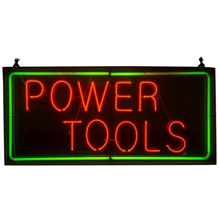 Retro Neon Sign, circa 1950s For Sale at 1stDibs