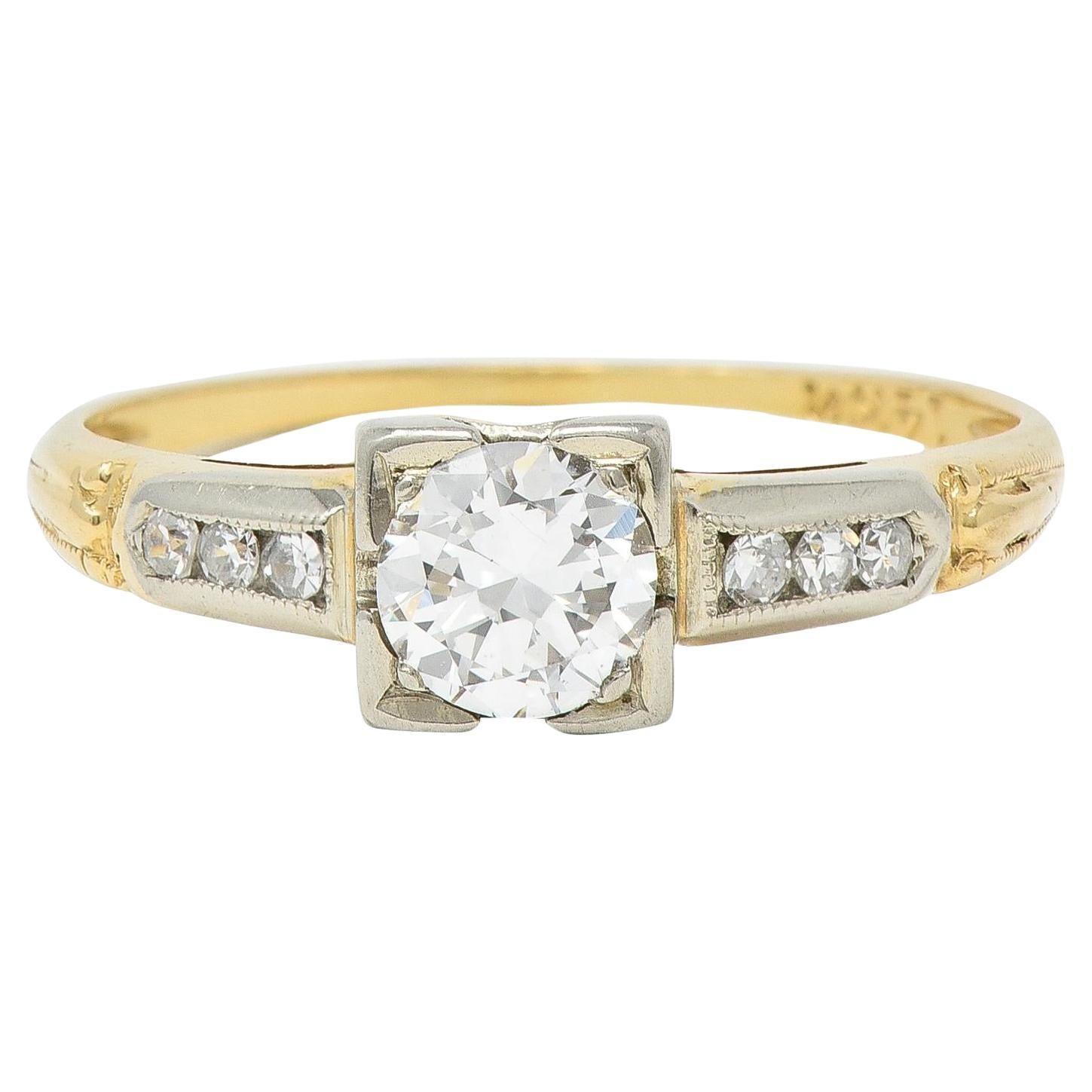 Antique Yellow Gold Engagement Rings - 6,204 For Sale at 1stDibs