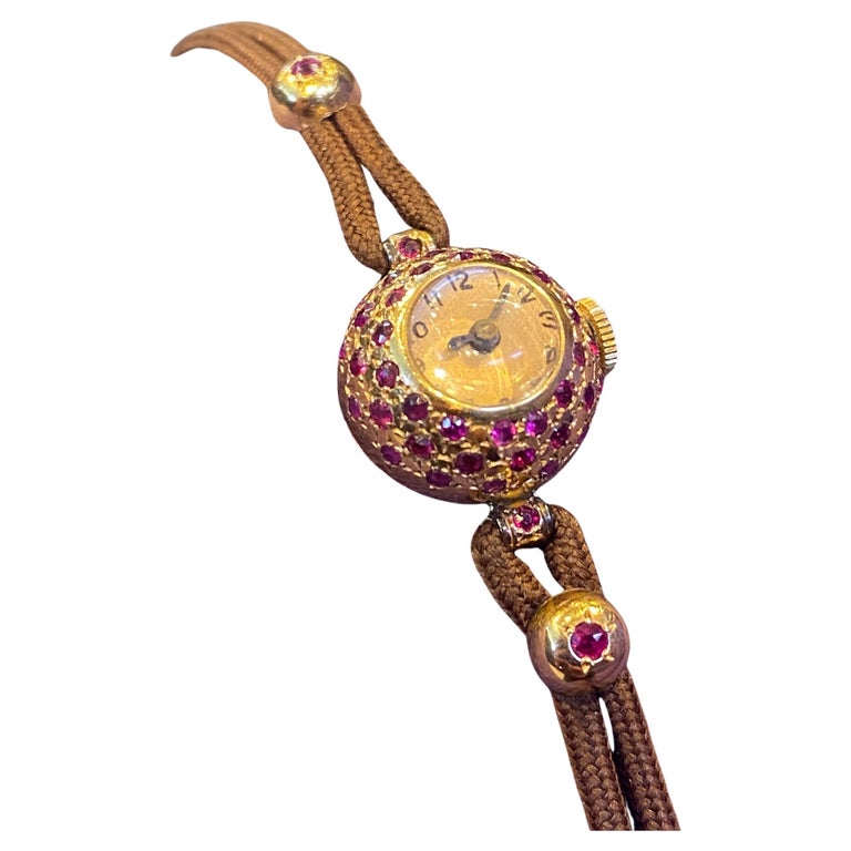 Retro Ruby Watch For Sale at 1stDibs
