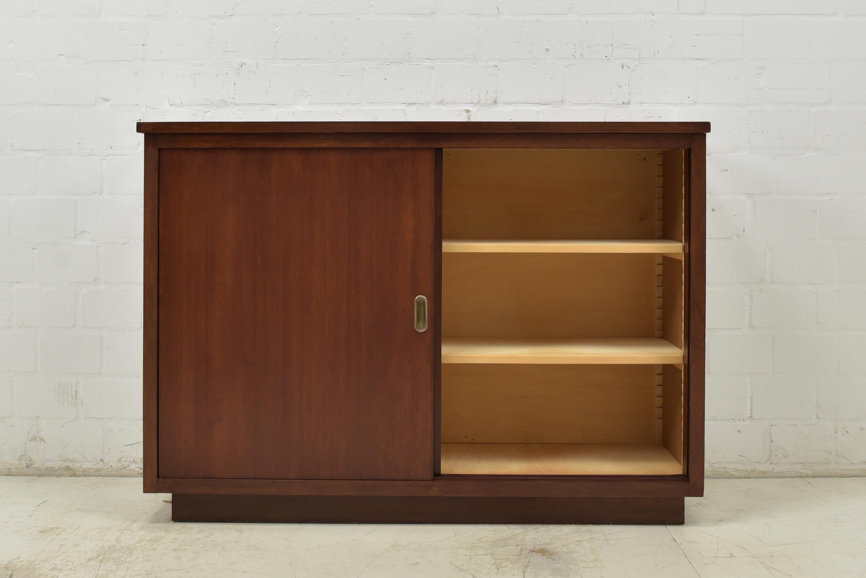 Retro Sliding Door Sideboard / Office Cabinet / Filing Cabinet, circa ...