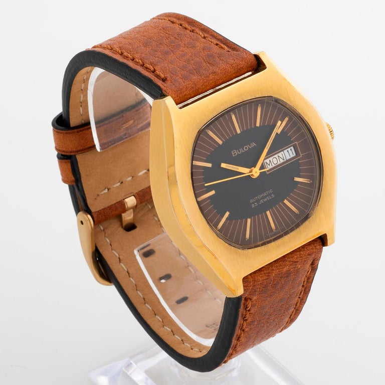 Retro Vintage Bulova Automatic N2, New Strap, Excellent Condition, Year ...