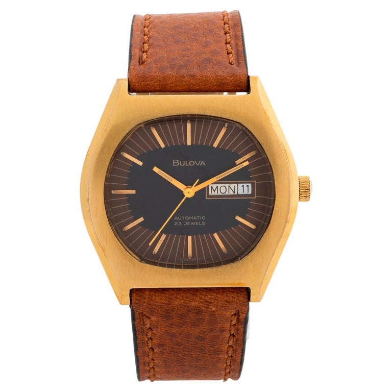 Retro Vintage Bulova Automatic N2, New Strap, Excellent Condition, Year ...