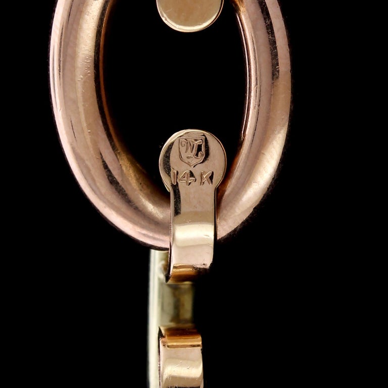 Retro Walter Lampl 14 Karat Rose Gold and Yellow Gold Bracelet at ...