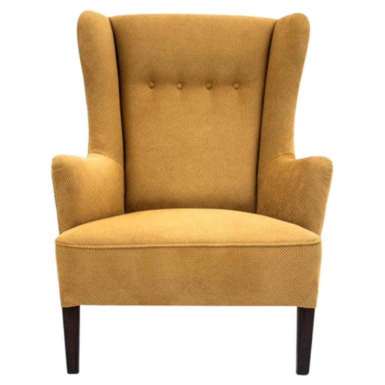 Yellow Wingback - 7 For Sale on 1stDibs | yellow wing back chair ...