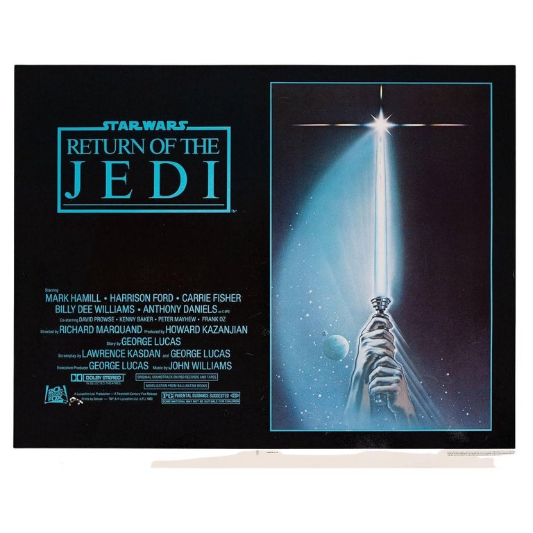 Return of the Jedi 1983 U.S. Half Sheet Film Poster For Sale at 1stDibs