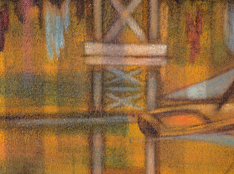 Reuben B.B. - Sailing on San Francisco Bay - Golden Gate Bridge - Oil ...