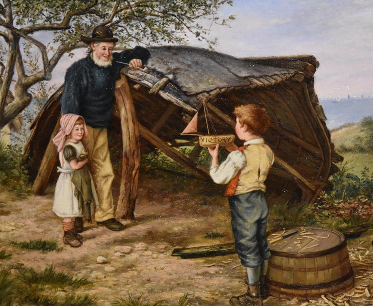 Reuben Hunt - Oil Painting by Reuben Hunt "The Victory" For Sale at 1stDibs