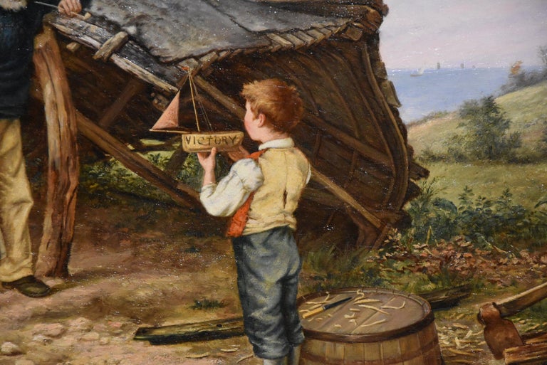 Reuben Hunt - Oil Painting by Reuben Hunt "The Victory" For Sale at 1stDibs