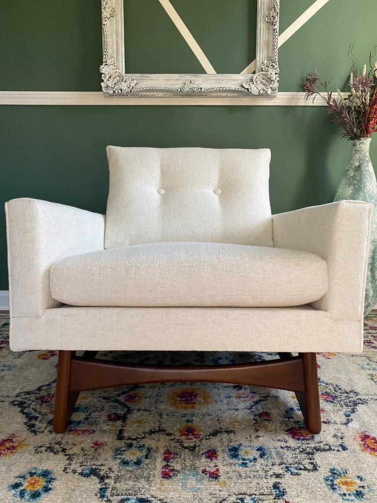 Reupholstered Adrian Pearsall Lounge Chair by Craft Associates, 2406 ...