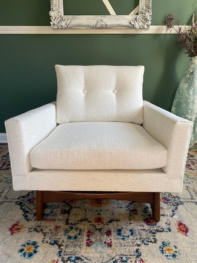 Reupholstered Adrian Pearsall Lounge Chair by Craft Associates, 2406 ...