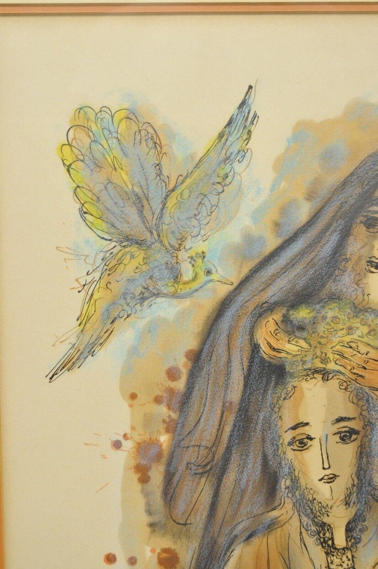 Reuven Rubin Story of David 1971 Signed and Numbered Lithograph Print ...