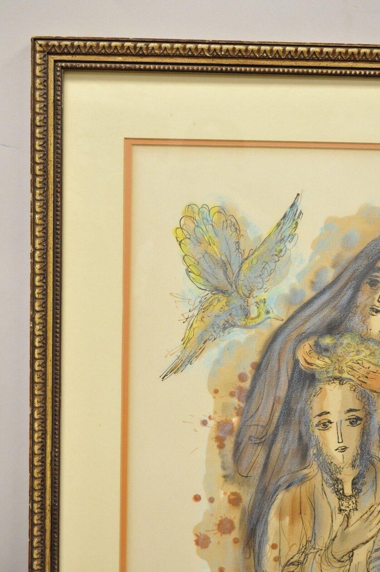 Reuven Rubin Story of David 1971 Signed and Numbered Lithograph Print ...