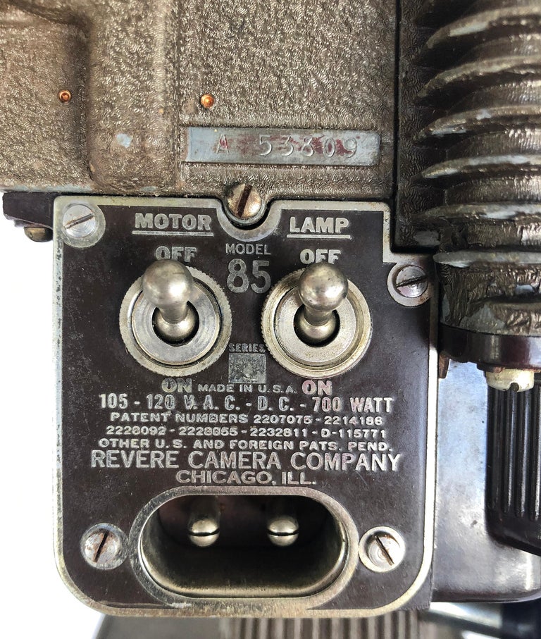 Revere Camera Co. Model 85 Reel to Reel Projector with Movies at 1stDibs