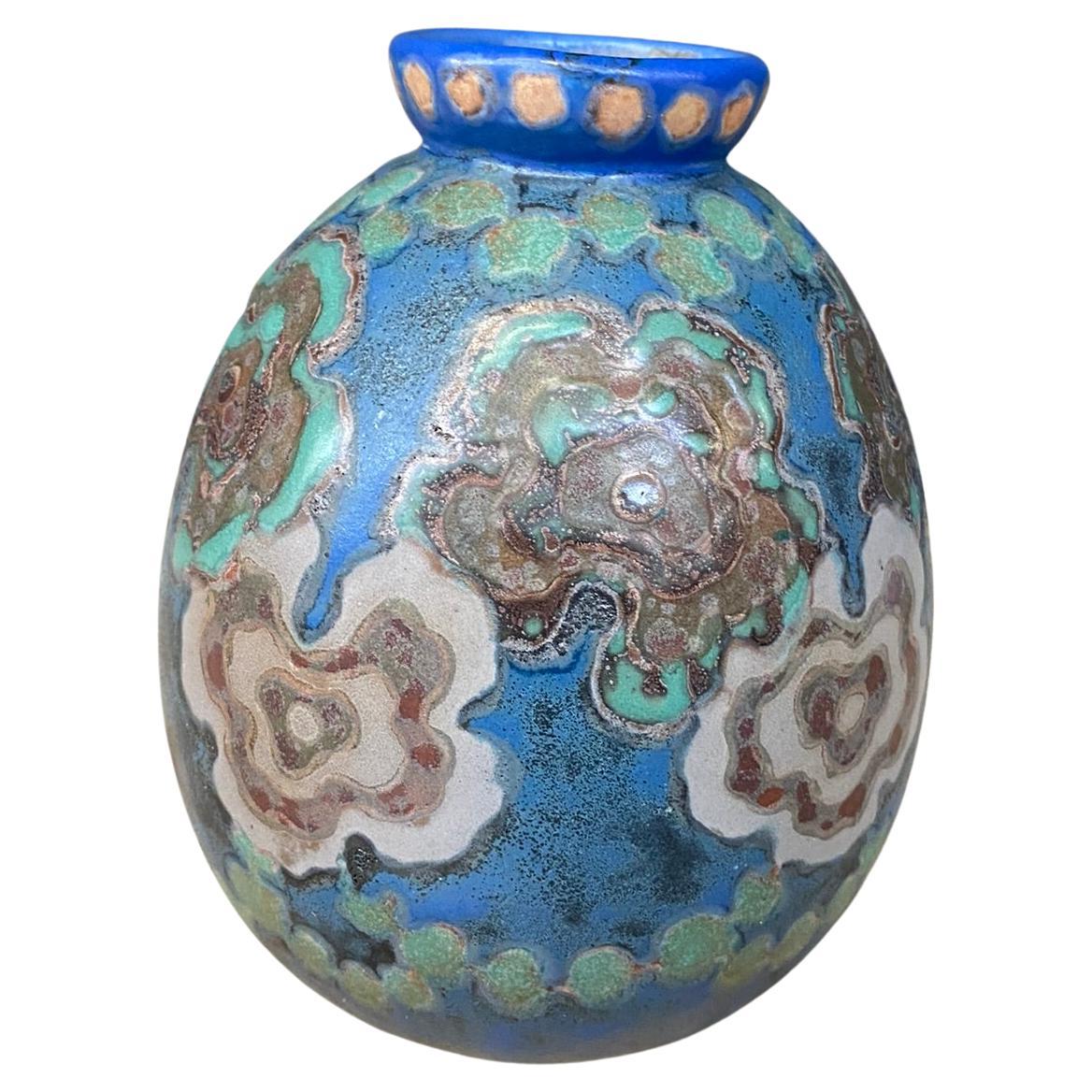 Atelier Revernay Stoneware Art Deco Charger For Sale at 1stDibs