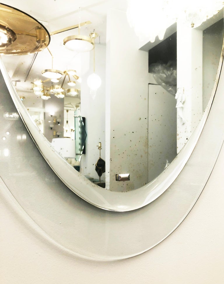 Reverse Teardrop Mirror by Cristal Art, Italy, 1960s at 1stDibs | tear ...