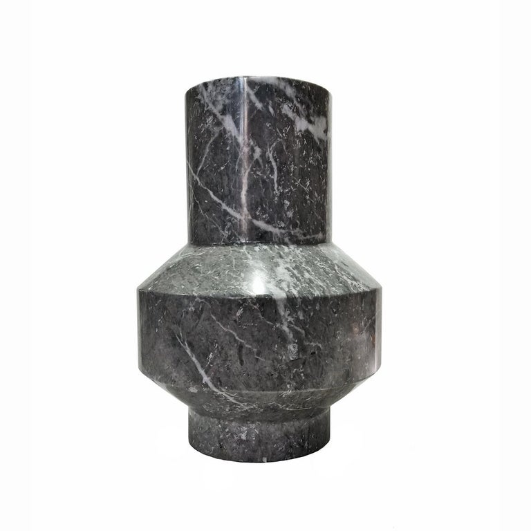 Reversible Marble Vase, Grey For Sale at 1stDibs