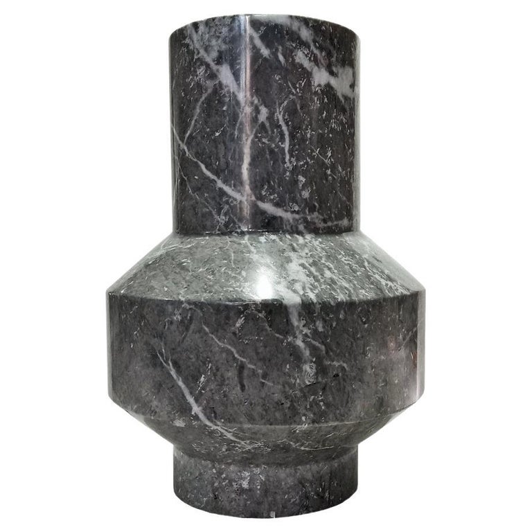 Reversible Marble Vase, Grey For Sale at 1stDibs