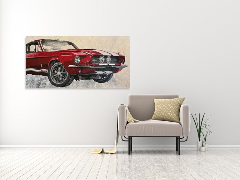 Revi Ferrer - Classic Shelby GT500 - Still Life Vehicle Painting by ...