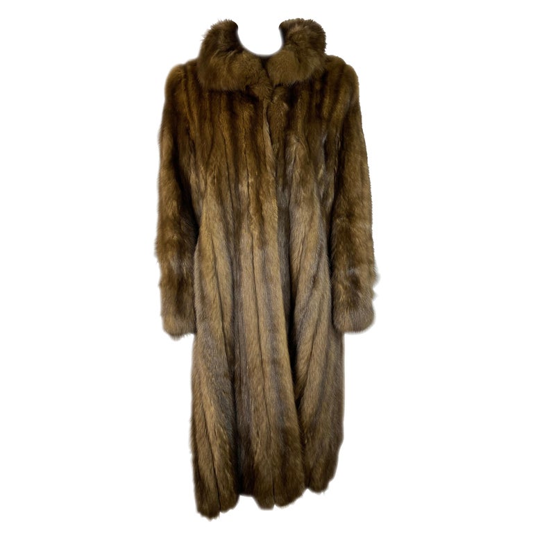 Revillon Paris- New York Sable Fur Coat For Sale at 1stDibs | fur coats ...