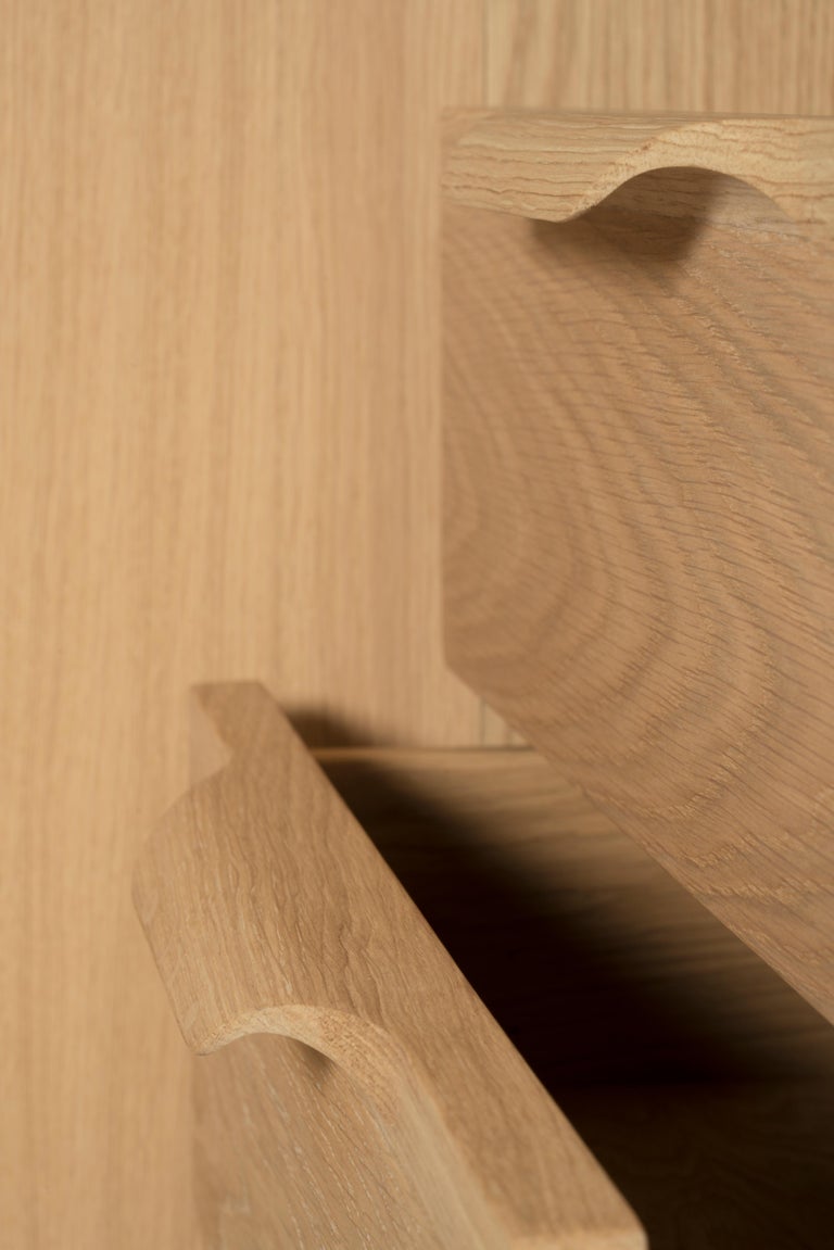 Revised Falmer His - solid oak cupboard For Sale at 1stDibs
