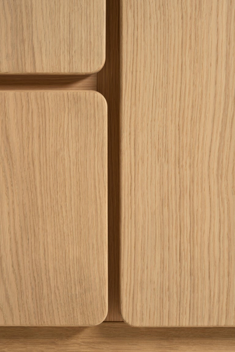 Revised Falmer His - solid oak cupboard For Sale at 1stDibs